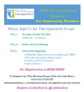 Public Authority for IHSS – Enhancing the IHSS Experience Since 1993